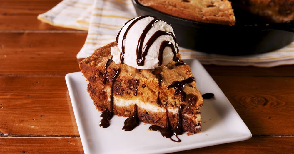 Giant Cheesecake Stuffed Cookie | Punchfork