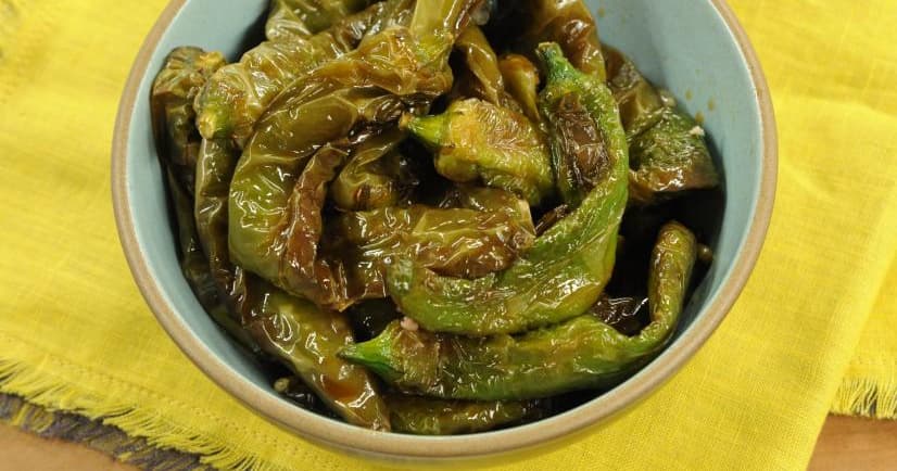 Fried Chiles with Lime-Soy Sauce | Punchfork
