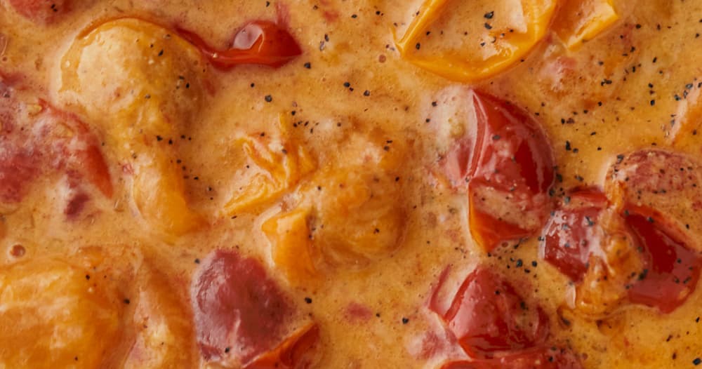 Cherry Tomato Cream Sauce with Parmesan | Punchfork