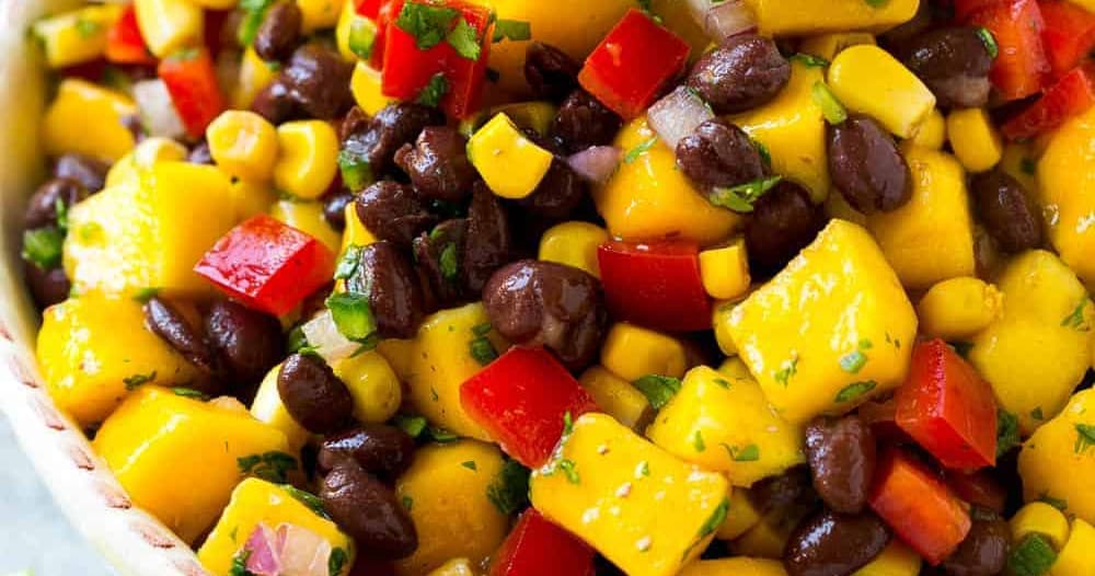 Mango Black Bean Salad | Punchfork