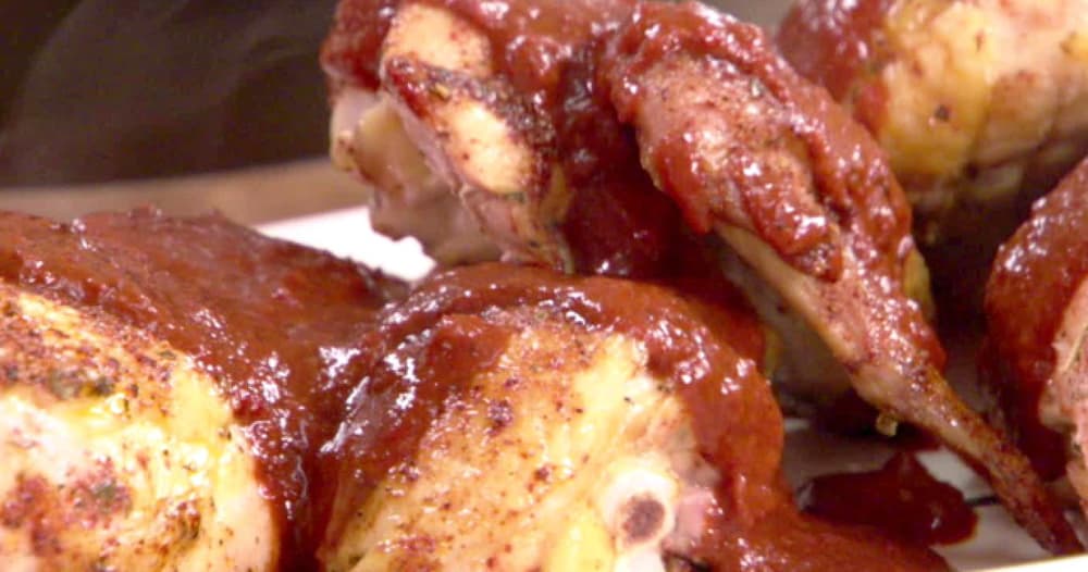 Spiced Chicken with Chocolate Pasilla Sauce | Punchfork