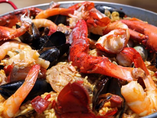 Chicken and Seafood Paella | Punchfork