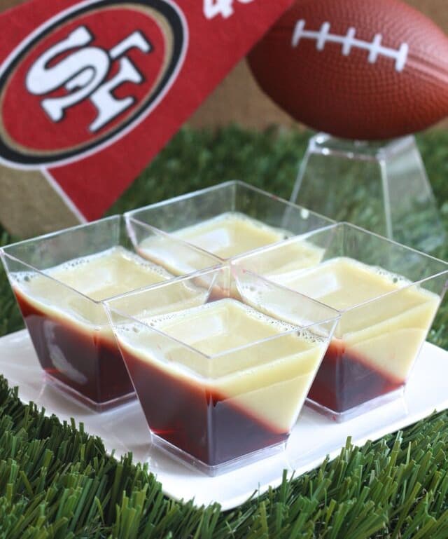San Francisco 49ers Jell O Shots Punchfork