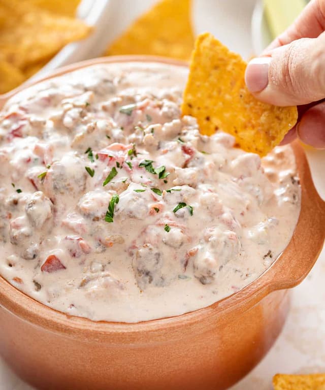 Spicy Sausage Dip | Punchfork
