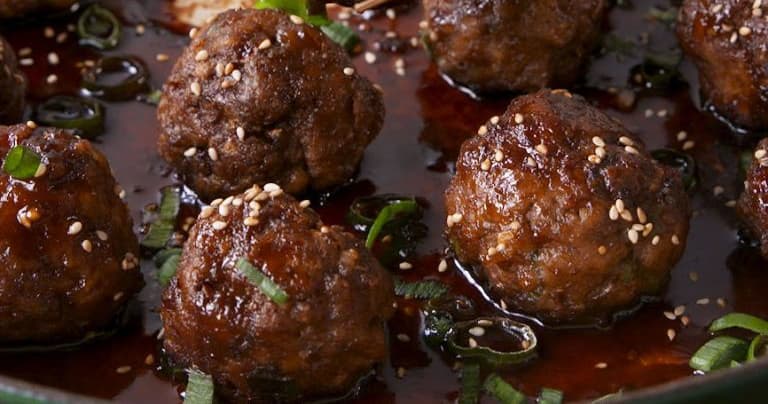 General Tso Meatballs | Punchfork