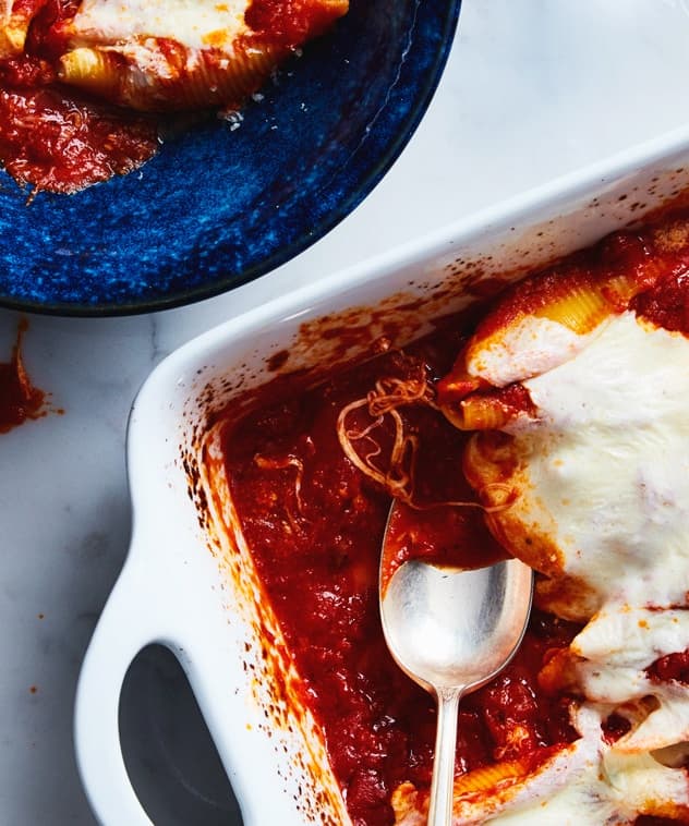 Baked Stuffed Shells (Conchiglie Ripiene Al Forno) | Punchfork