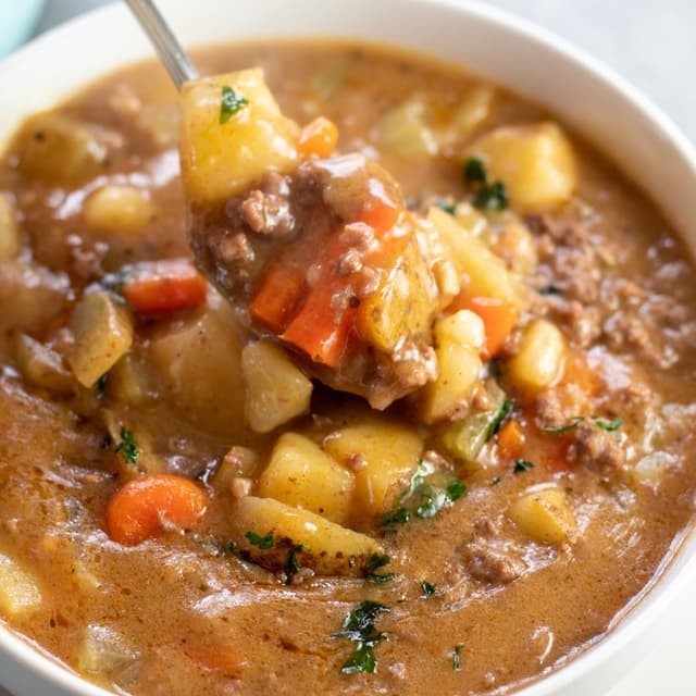 Ground Beef Stew | Punchfork