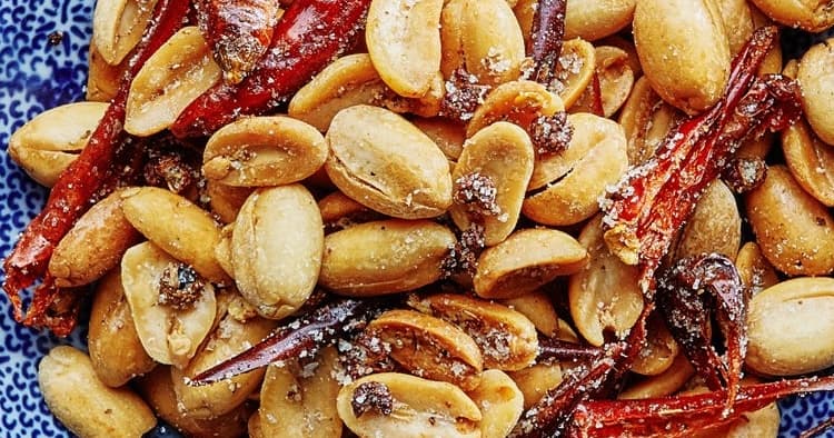 Mala Fried Peanuts | Punchfork