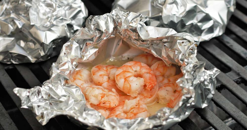 Herbed Shrimp Scampi in a Pouch | Punchfork