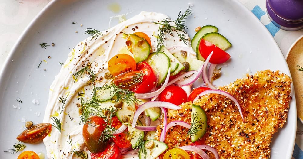 Everything-Spice Fish with Tomato Salad | Punchfork