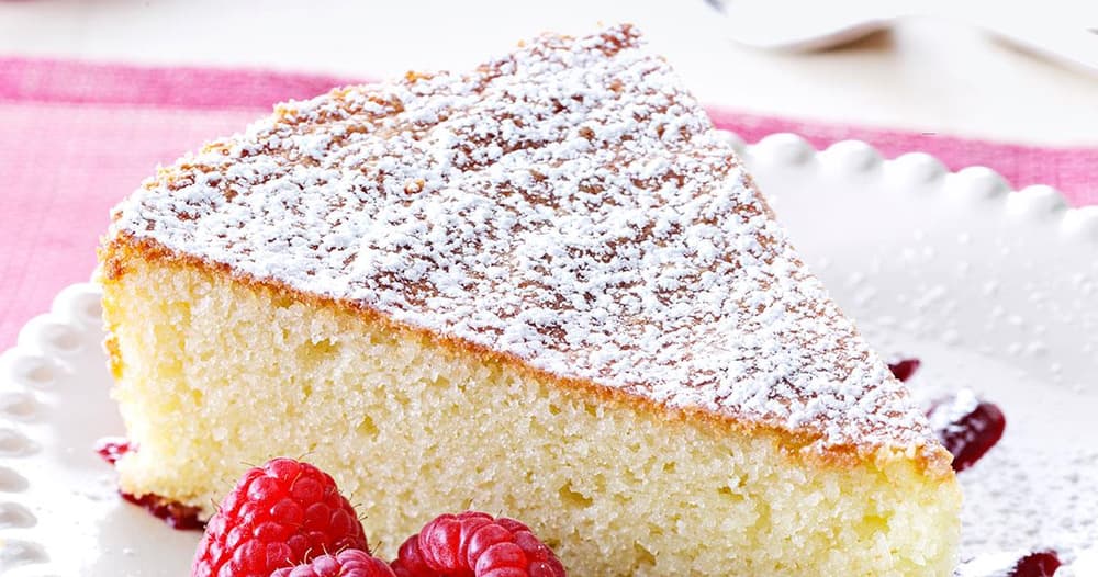 Almond Cake with Raspberry Sauce | Punchfork