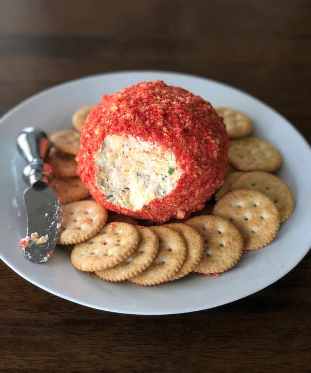 Flamin' Hot Cheetos Cheese Ball | Punchfork