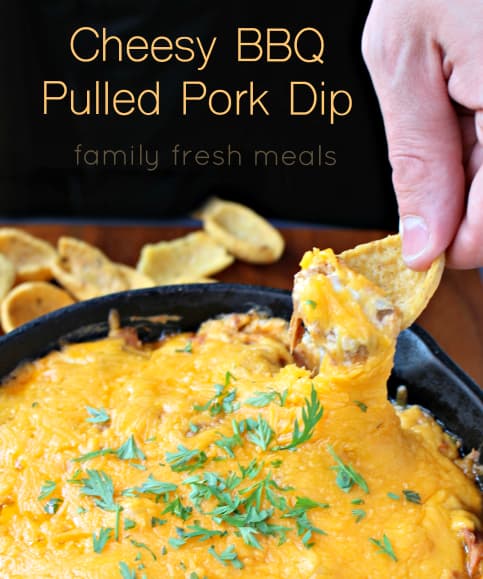 Cheesy BBQ Pulled Pork Dip | Punchfork