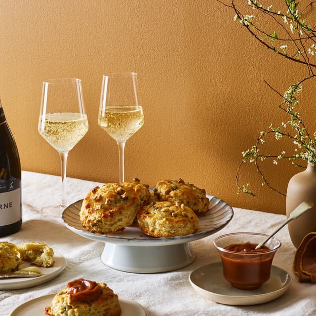 English Stilton and Walnut Scones | Punchfork