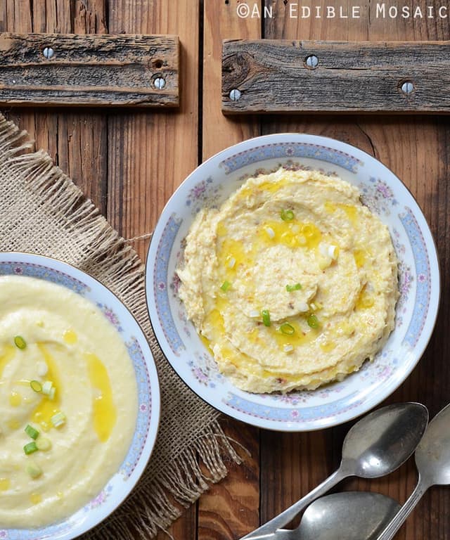 Cheesy Garlic Mashed Root Vegetables, 2 Ways (Gluten-Free) | Punchfork