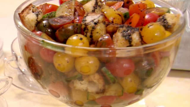 Baby Heirloom Tomato and Cucumber Salad | Punchfork