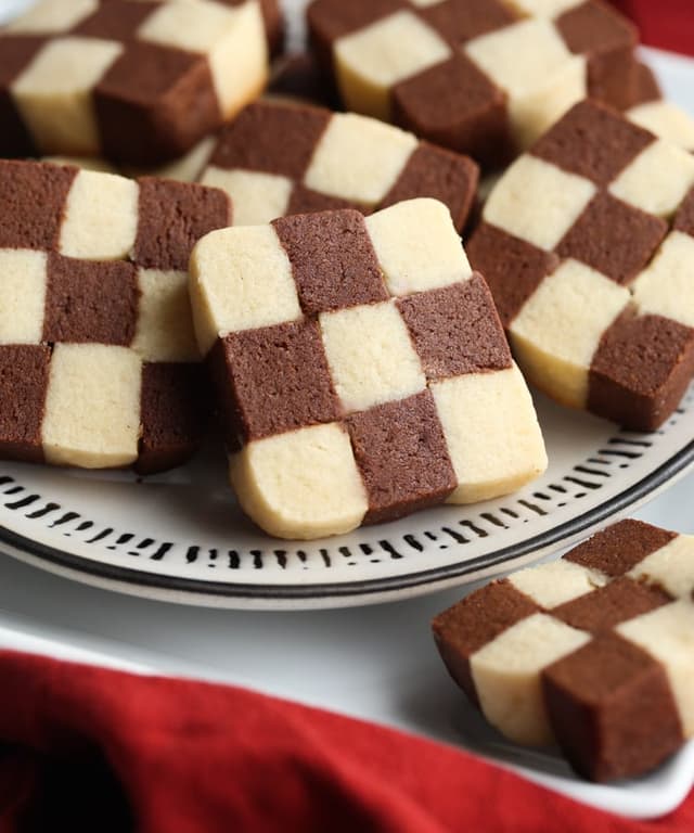 Checkerboard Cookies | Punchfork