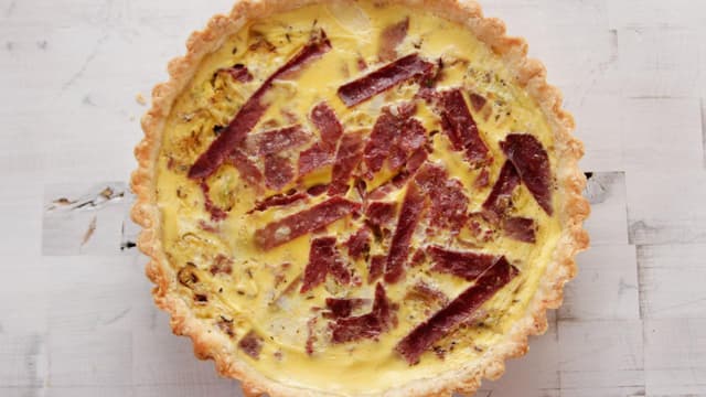 Corned Beef and Cabbage Quiche | Punchfork