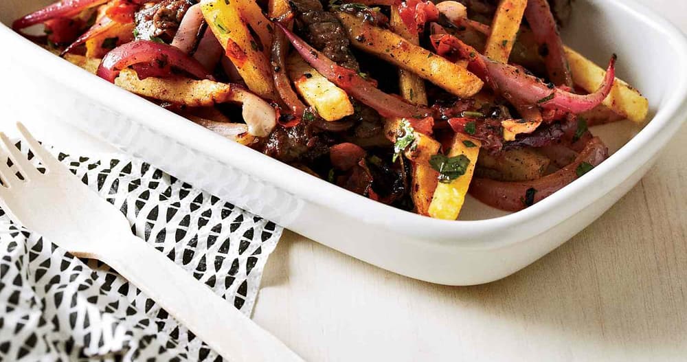 Lomo Saltado (Peruvian Steak and Potato Stir-Fry) | Punchfork