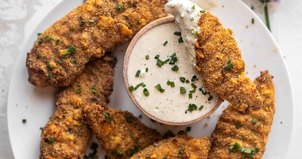 Cheddar Ranch Chicken Fingers | Punchfork
