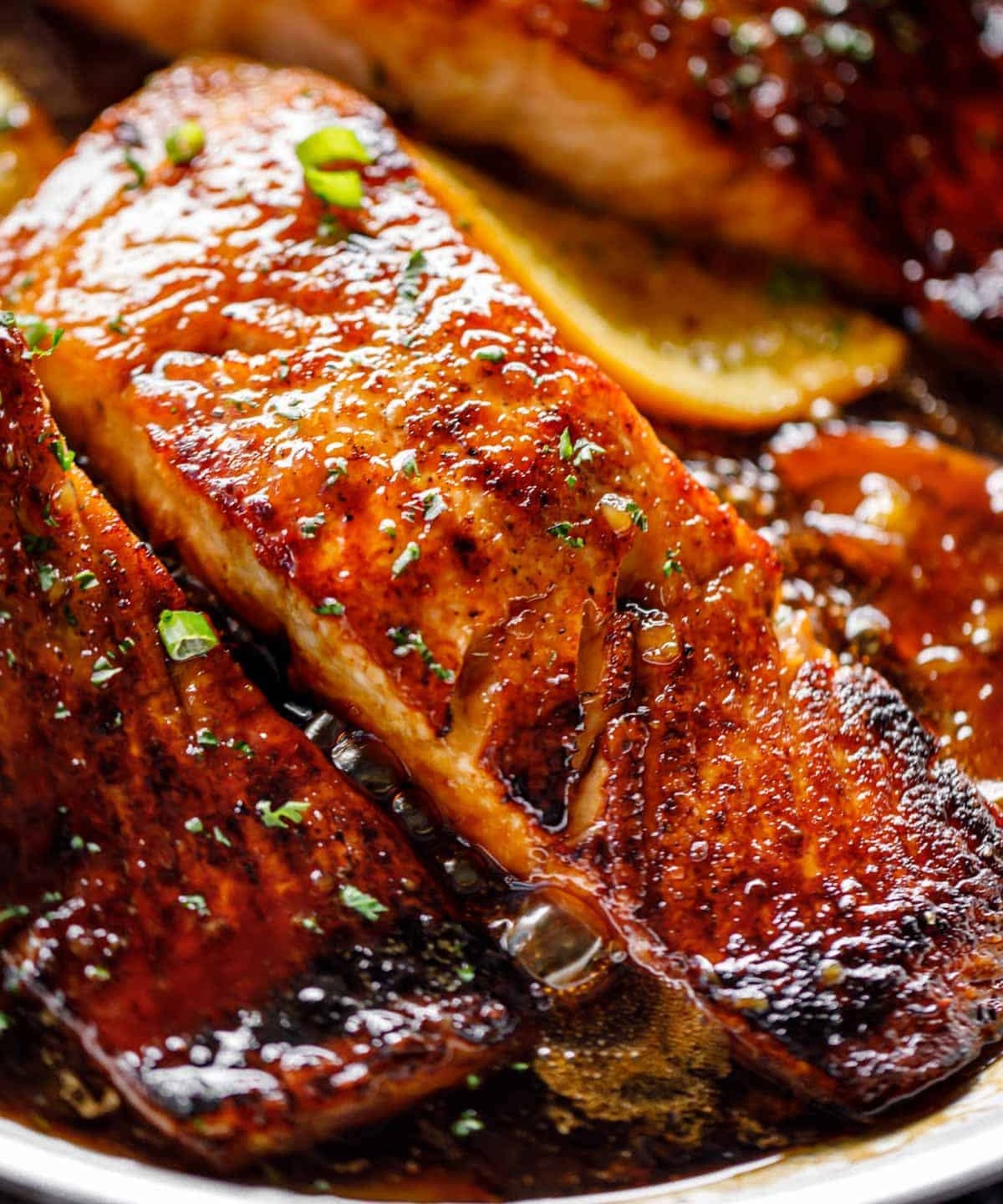 Crispy Honey Orange Glazed Salmon | Punchfork