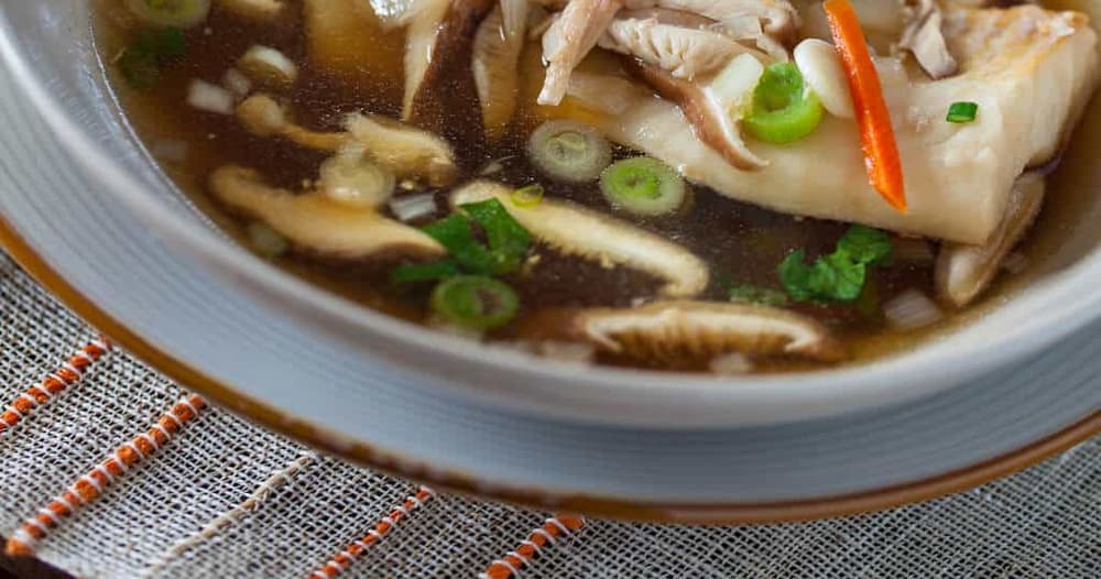Chinese Cod in Garlic Ginger Broth | Punchfork
