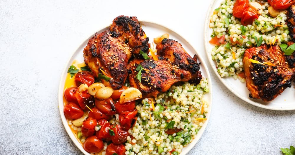 Calabrian Balsamic Chicken Thighs | Punchfork