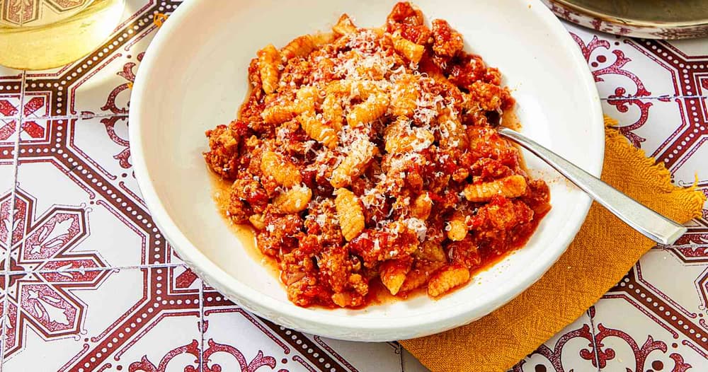 Malloreddus Alla Campidanese (Sardinian Ridged Pasta with Saffron and ...