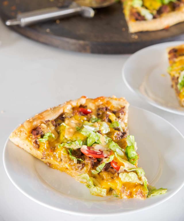 Cheeseburger Pizza | Punchfork