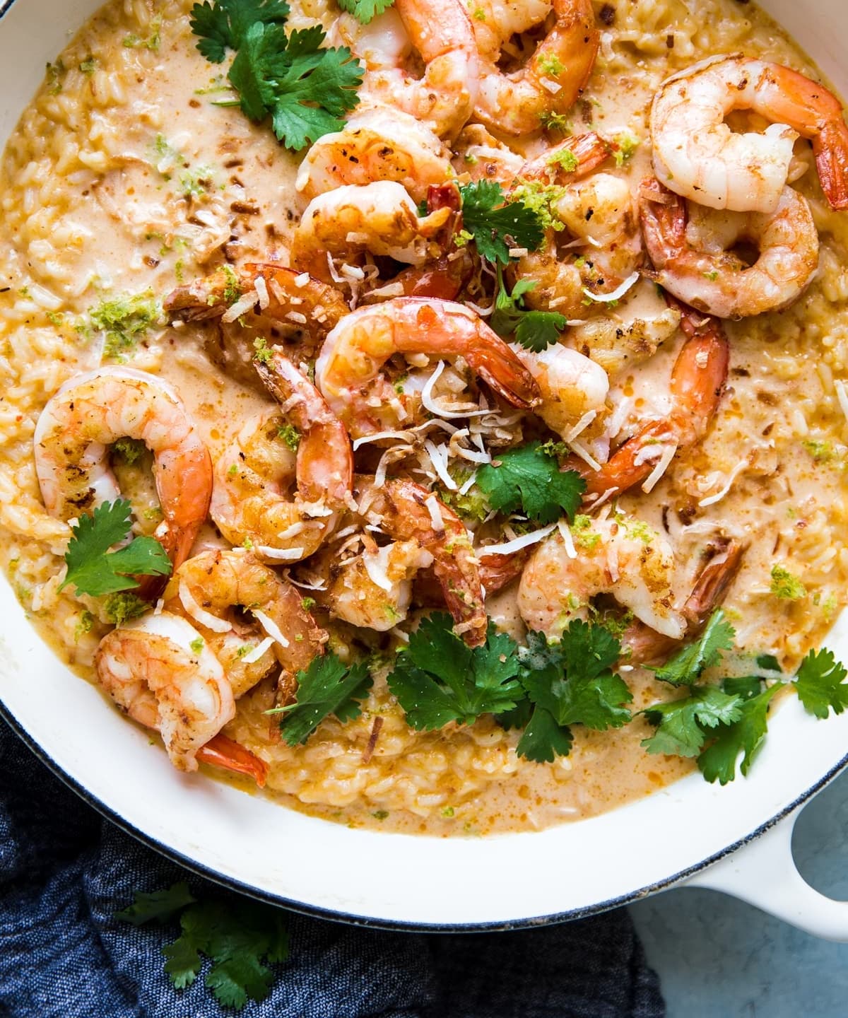 Red Curry Risotto with Shrimp | Punchfork