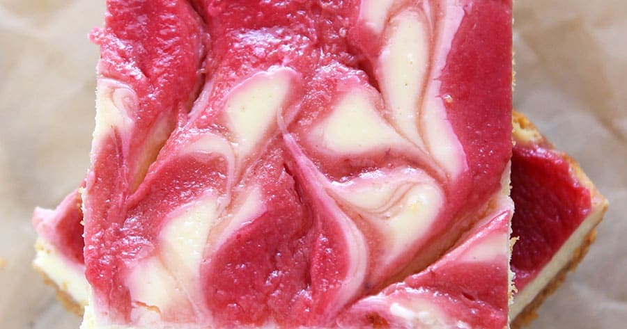 Raspberry Lemonade Cheesecake Bars | Punchfork