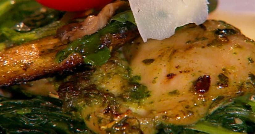 Grilled Chicken with Broccoli Rabe and Sausage | Punchfork