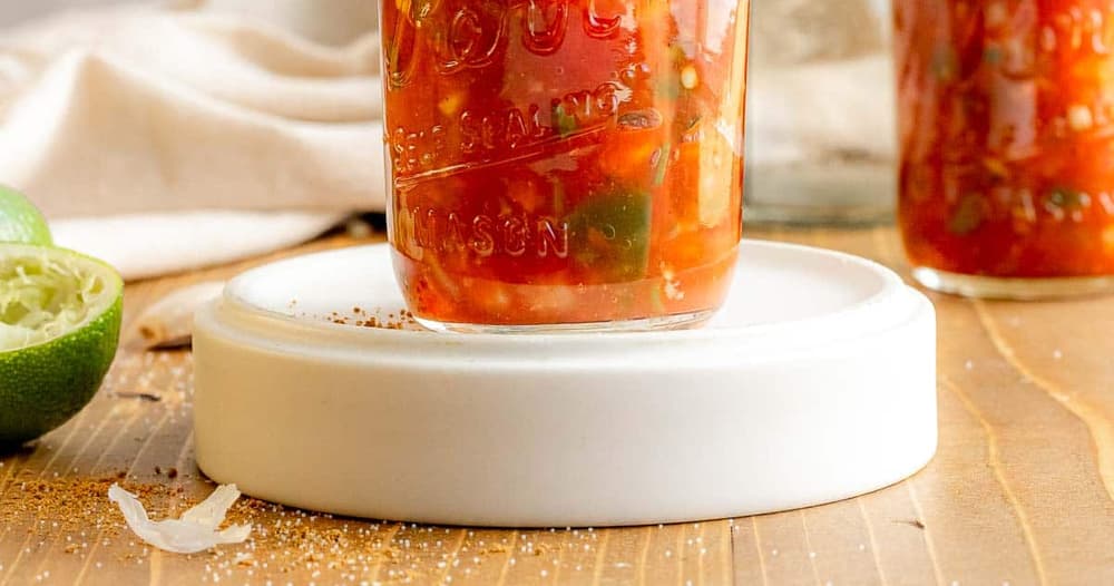 Easy Cooked Jarred Salsa | Punchfork