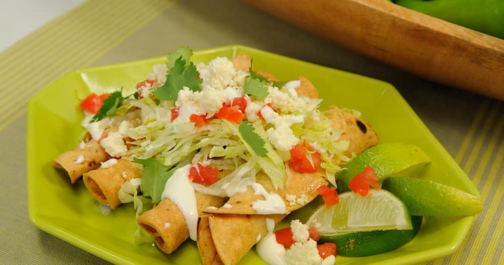 Chorizo and Potato Mini Flautas | Punchfork