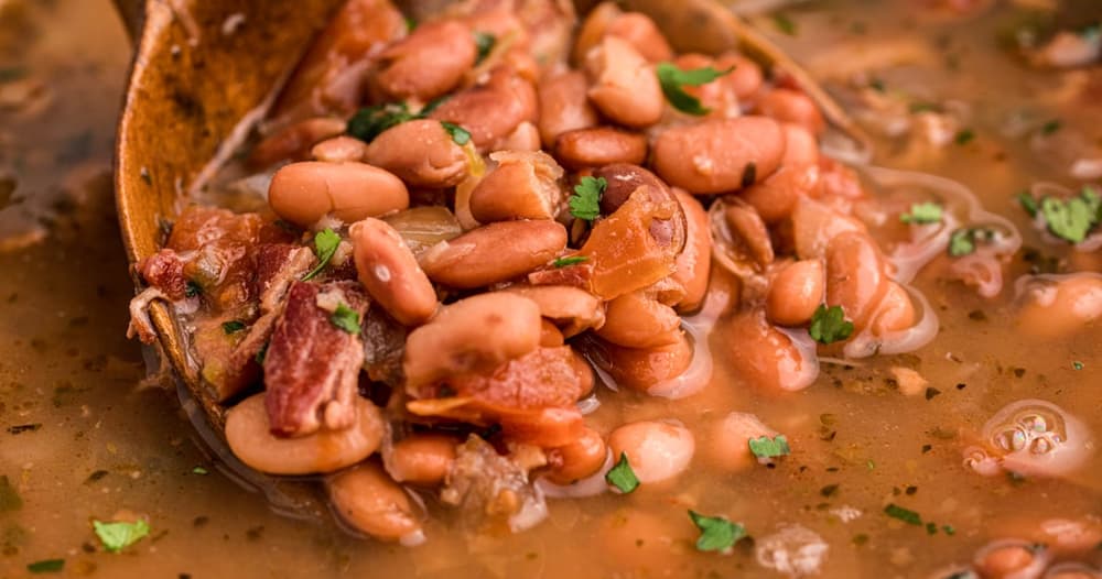 Slow Cooker Charro Beans | Punchfork