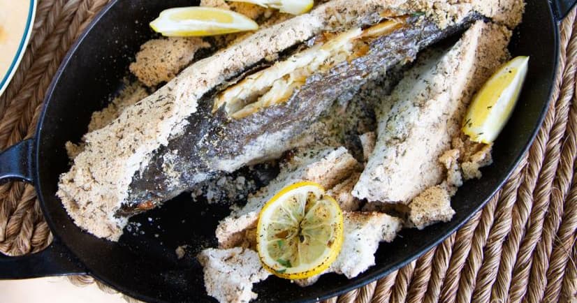 Salt-Crusted Fish | Punchfork