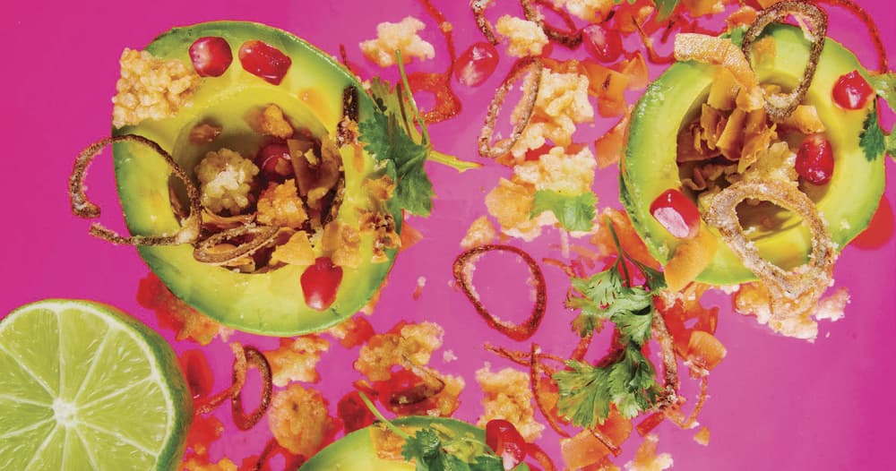 Avocado and Crispy Rice | Punchfork