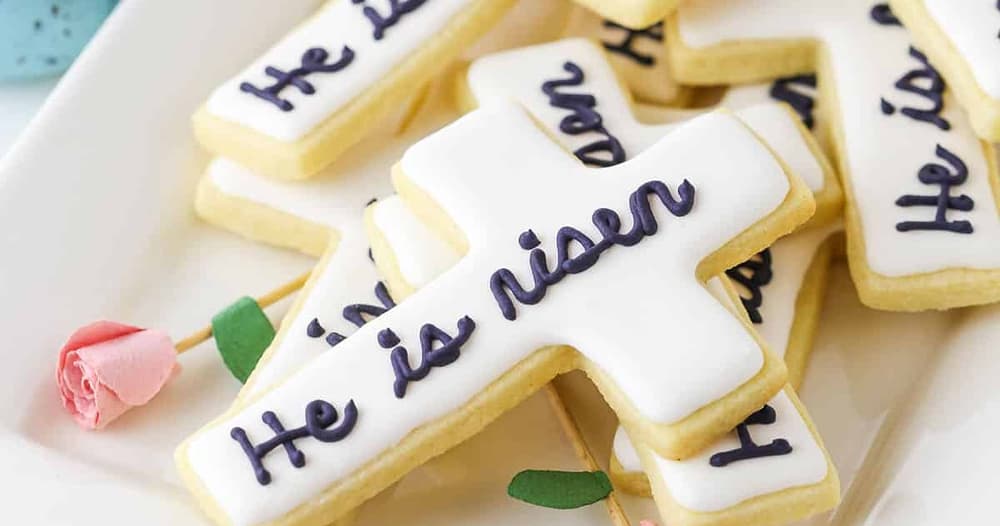 "He Is Risen" Cutout Cookies | Punchfork