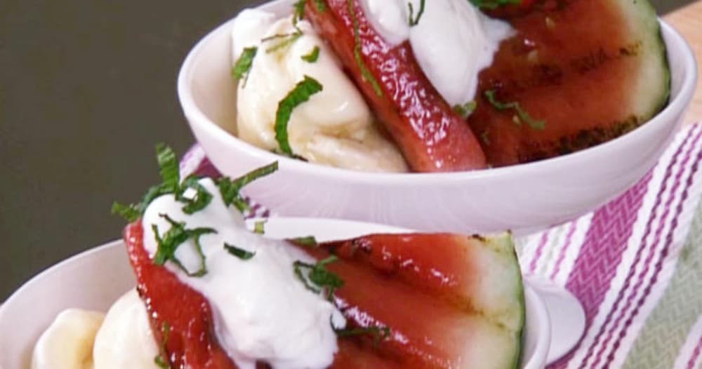 Grilled Watermelon Sundae | Punchfork