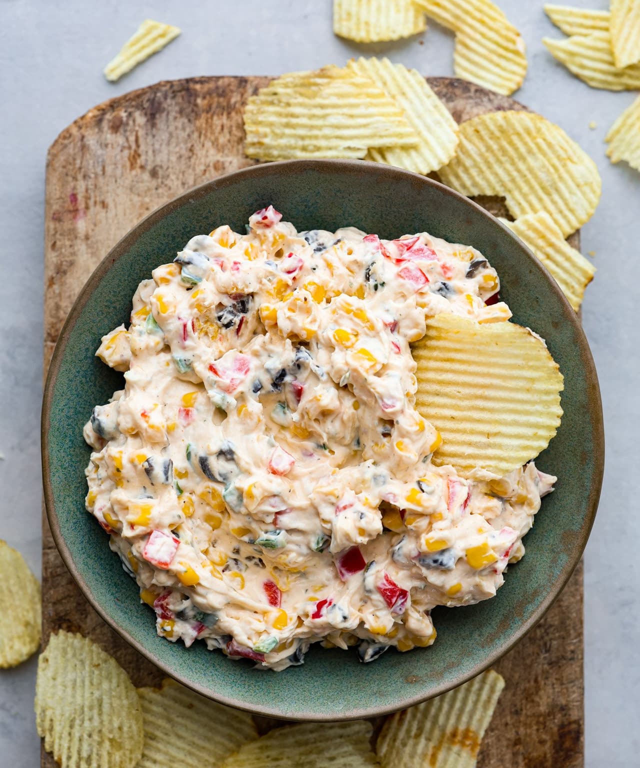 Loaded Creamy Ranch Dip (Poolside Dip) | Punchfork