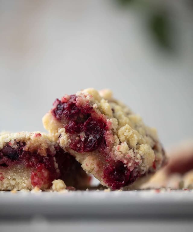 Cranberry Cobbler Bars | Punchfork
