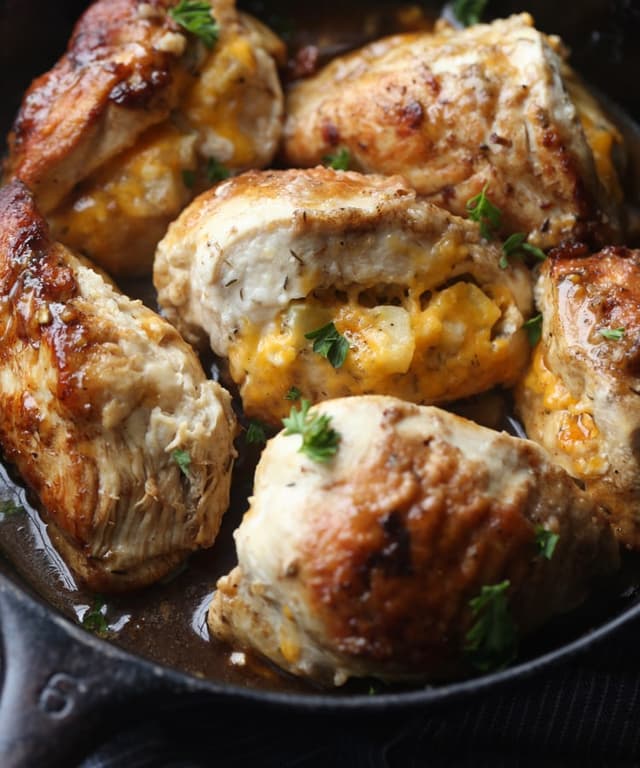 Apple Stuffed Chicken Breasts | Punchfork