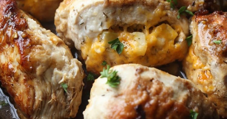 Apple Stuffed Chicken Breasts | Punchfork