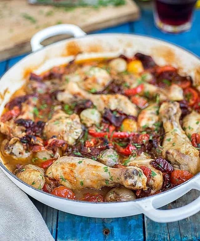 Boozy One-Pot Italian Chicken | Punchfork