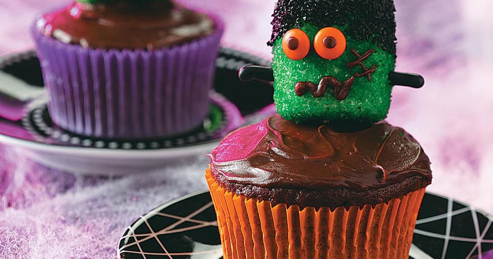 Frankenstein Cupcakes | Punchfork