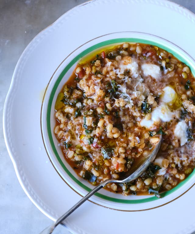 Italian Barley Soup | Punchfork