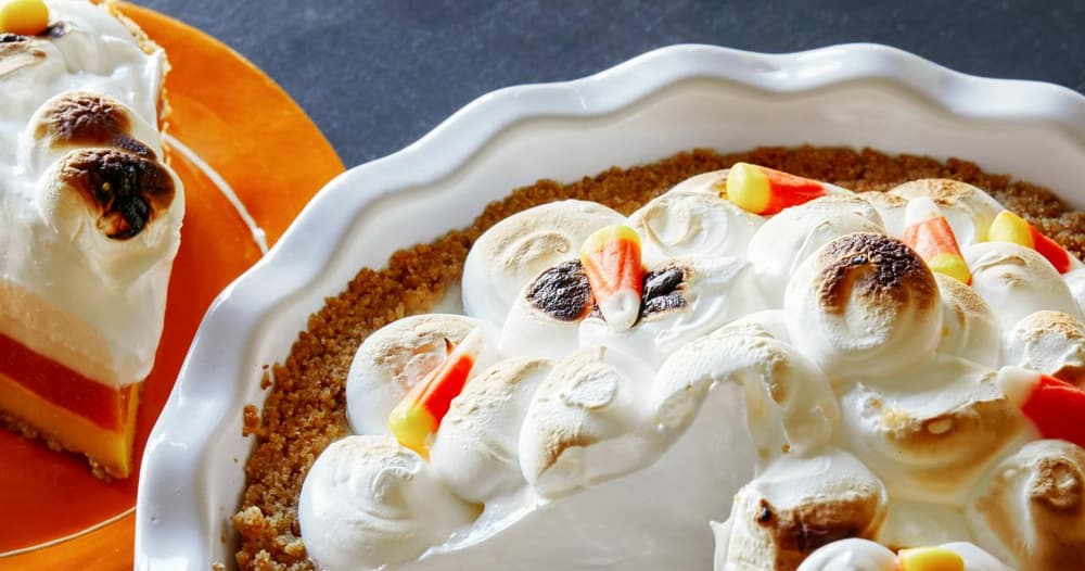 Layered Candy Corn Pie | Punchfork