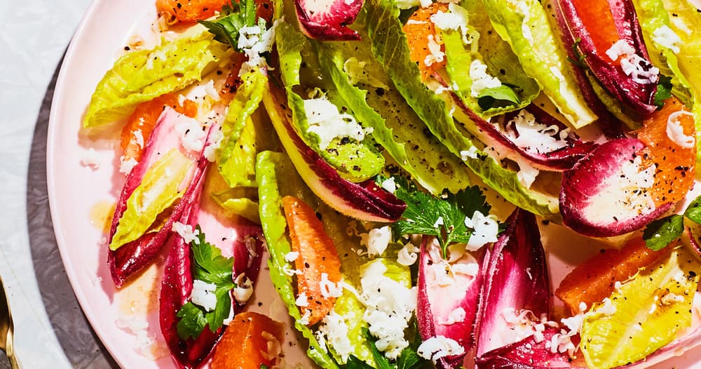 Endive, Romaine, and Orange Salad for Two | Punchfork
