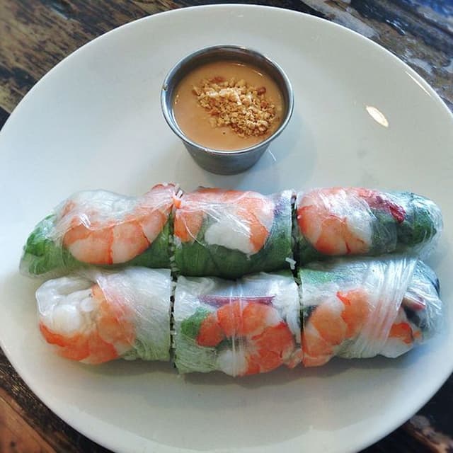 Vietnamese Shrimp Rice Paper Rolls | Punchfork