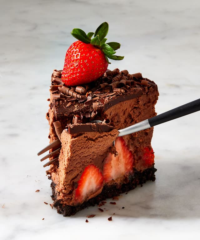 Strawberry Chocolate Mousse Cake | Punchfork